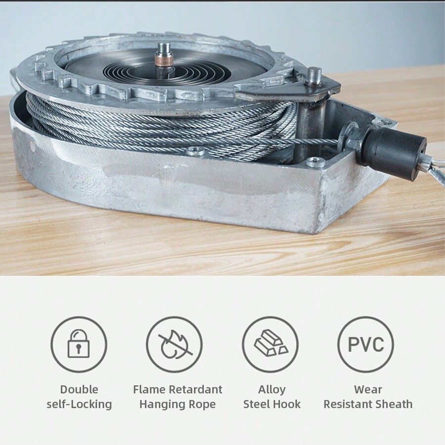 TUNGFULL Fall Arrester Fall Protection Device Speed Difference 3m Heavy ...