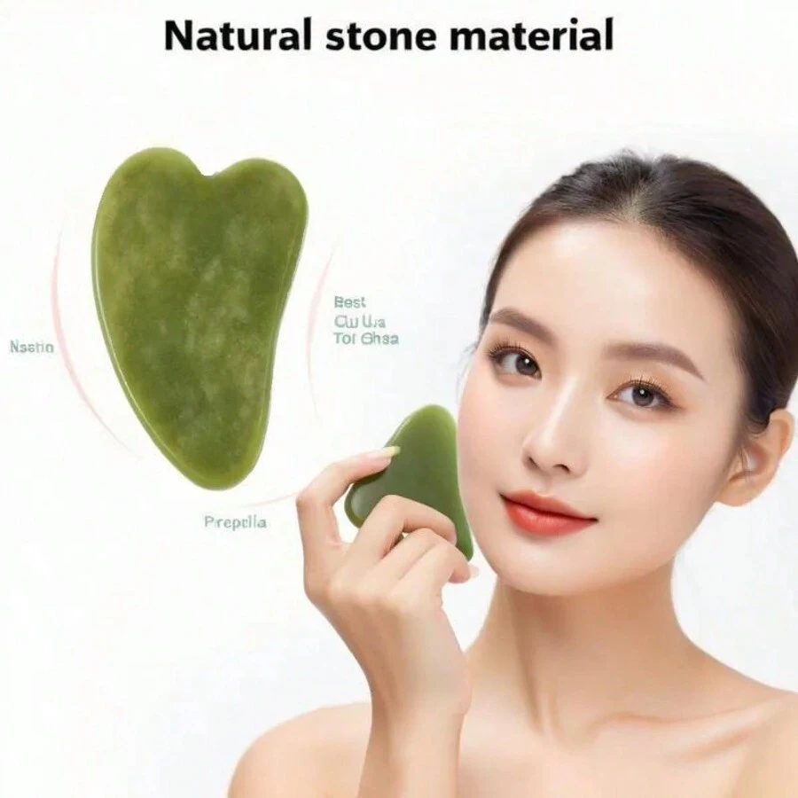 New Gousha Stone Gowoman Gua Sha Facial Stone Gua Sha Visage Roller For ...