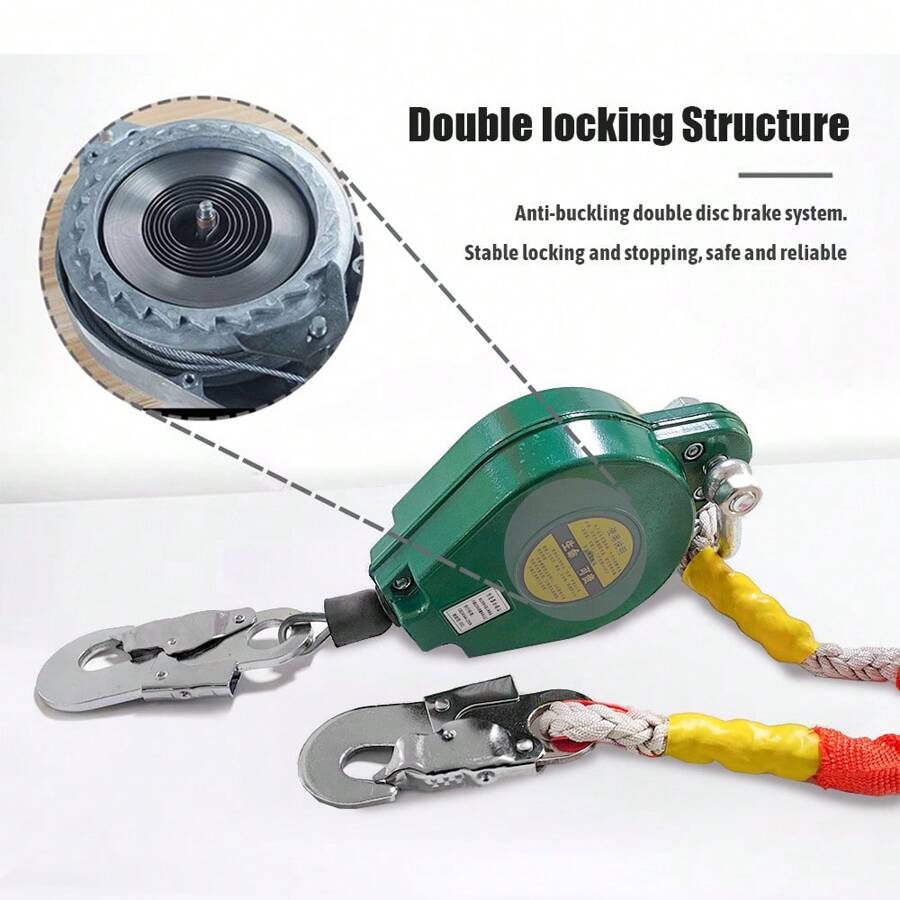 TUNGFULL Fall Arrester Fall Protection Device Speed Difference 3m Heavy ...
