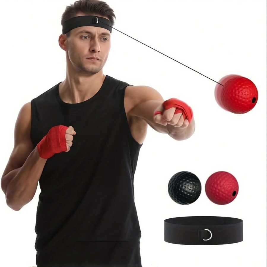 Party Game Stress Release Prop - Adjustable Headband Boxing Reflex ...