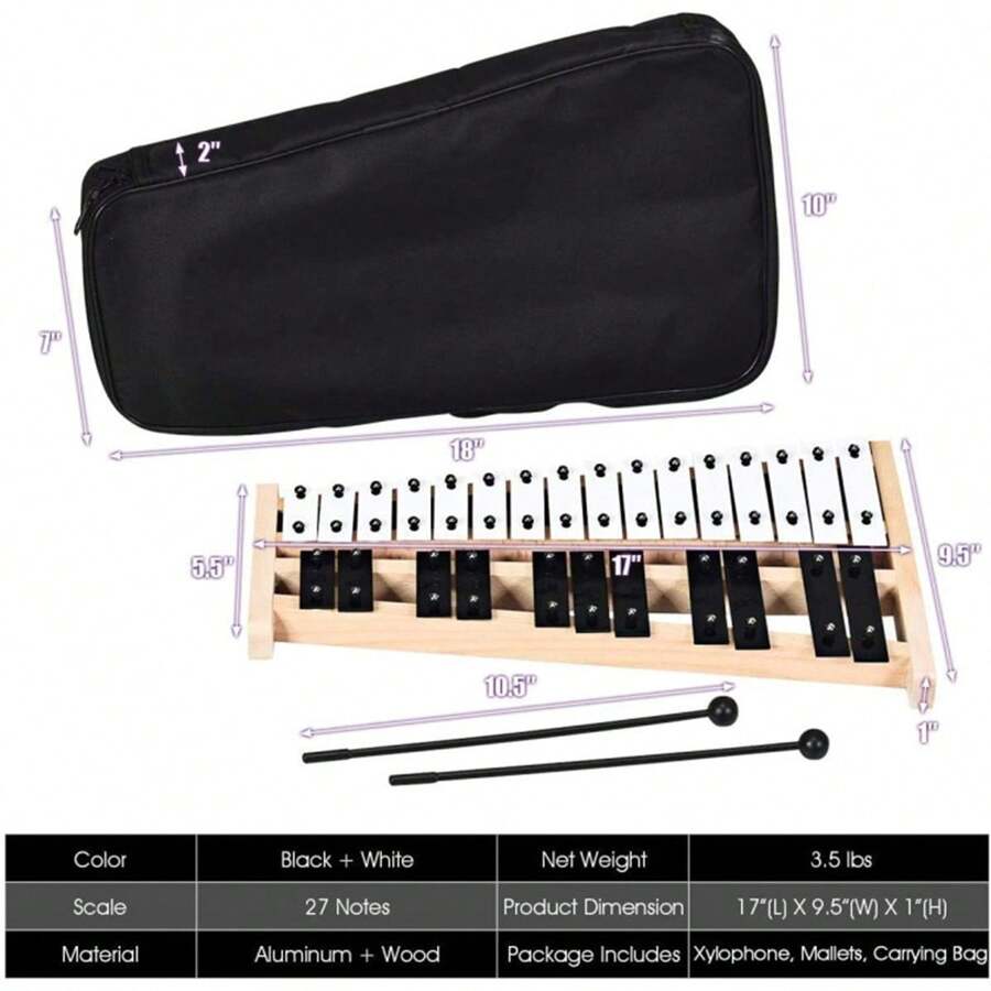 27 Note Percussion Xylophone | SHEIN USA
