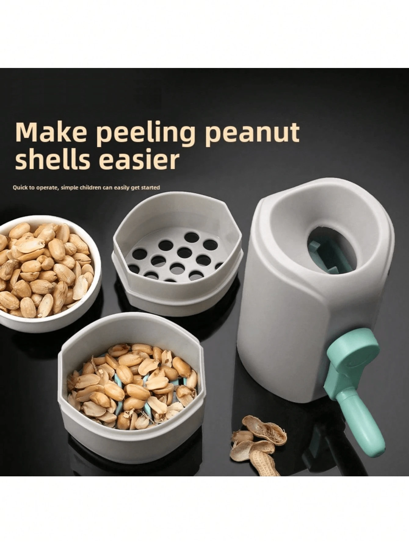 Automatic Peanut Shelling Device, Household Slouchy Peanut Peeling Tool ...