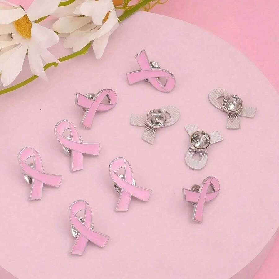 1pc Red Ribbon Heart Shaped AIDS/HIV Awareness Lapel Pin, Charity ...