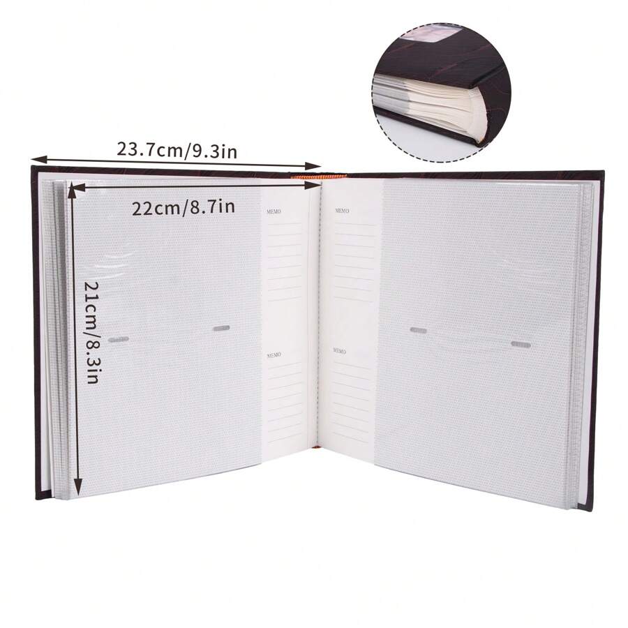Large Photo Album, Photo Album Self Adhesive Pages 6x4 Inch 200 Photos ...