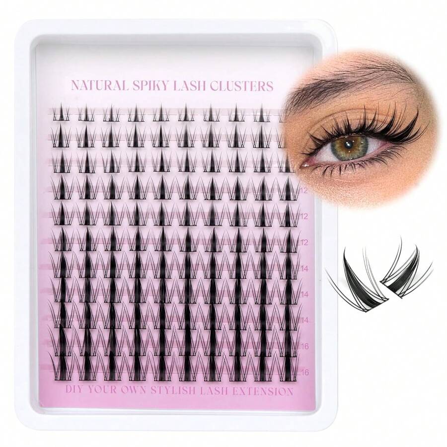 60pcs/110pcs D Curl Cat Eye Eyelash Cluster Extensions, Delicate ...