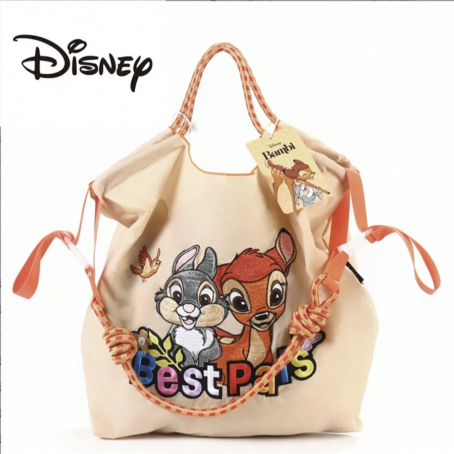 Disney Disney Rabbit And Deer Pattern Embroidered Chic Shoulder Tote ...