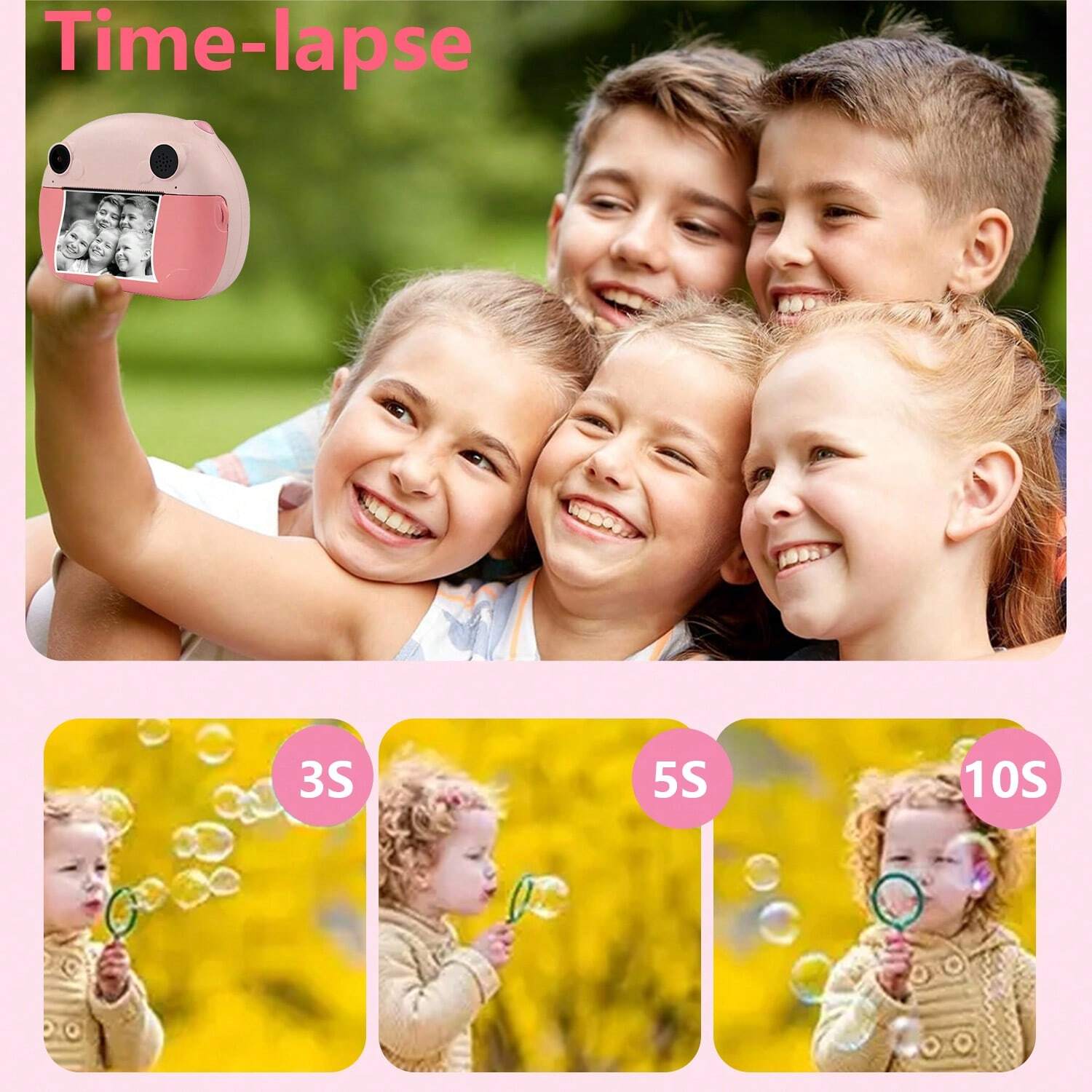Kids Camera Instant Print Photos Christmas Birthday Gifts For Boys ...