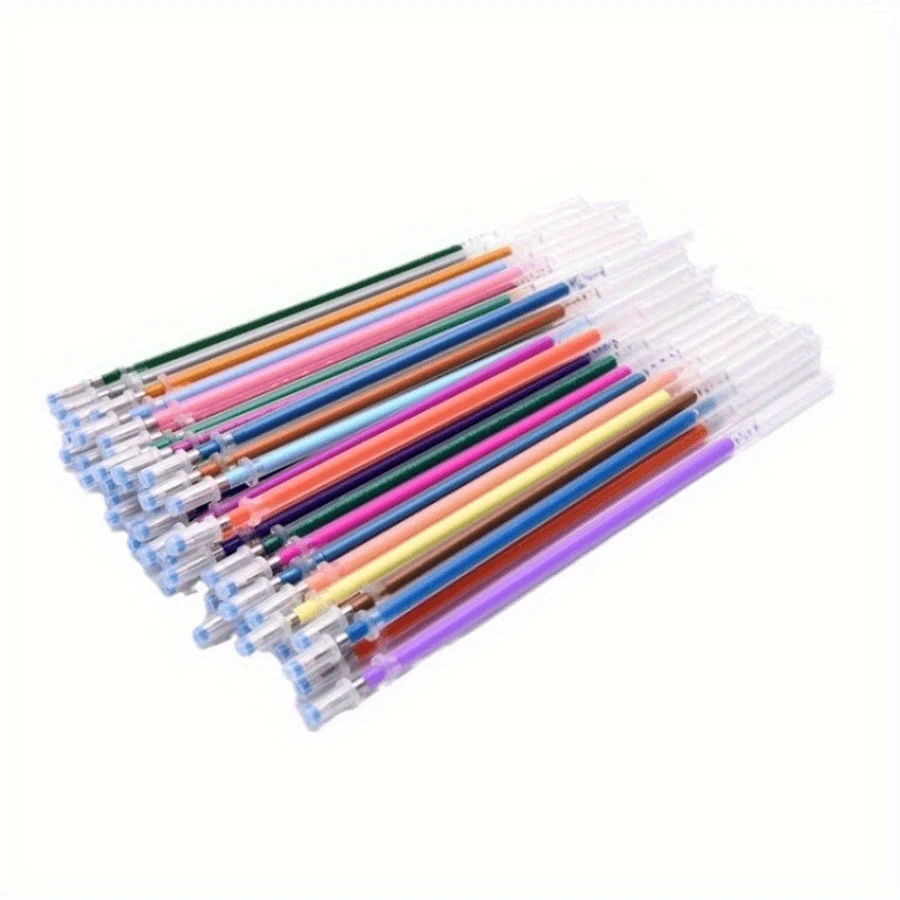 24pcs Colorful Sparkly Ballpoint Pen Refills - Suitable For Art, Craft ...