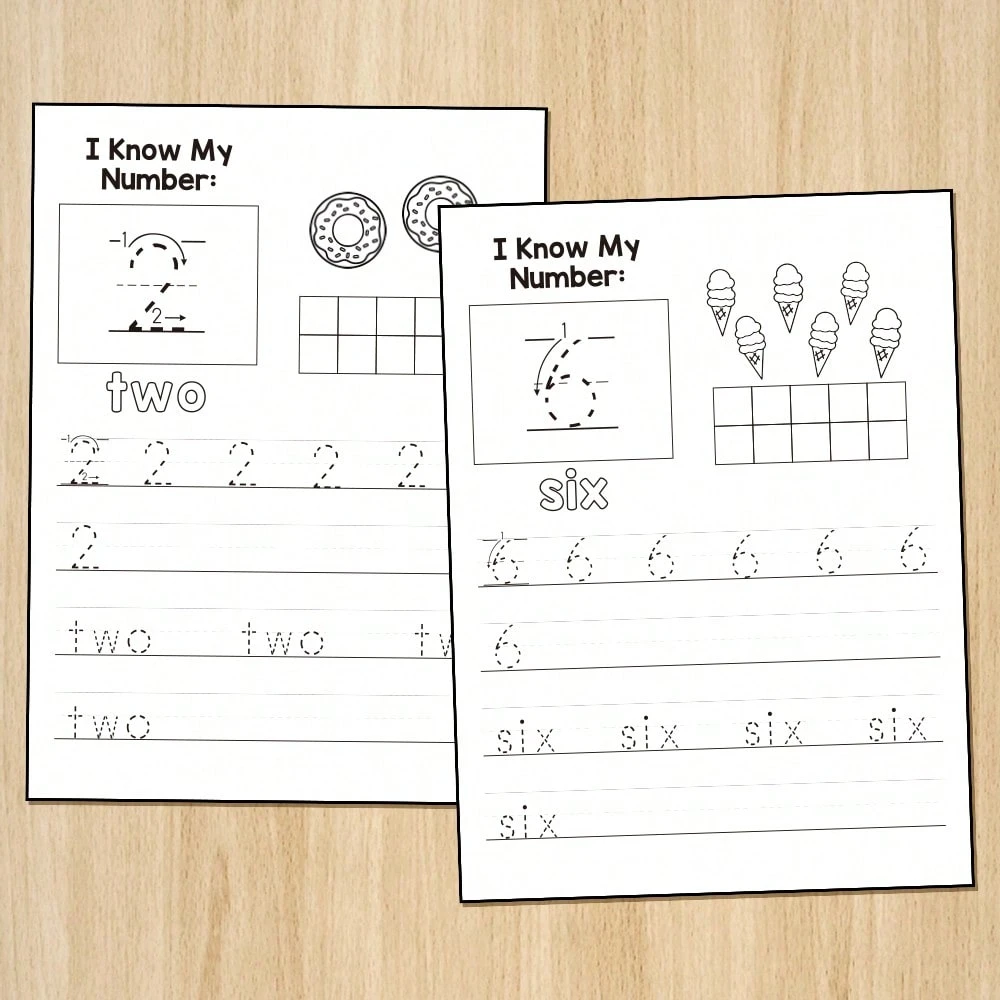 Lachilly Letter & Number Tracing Workbook For Kids Ages 3-5, Montessori ...