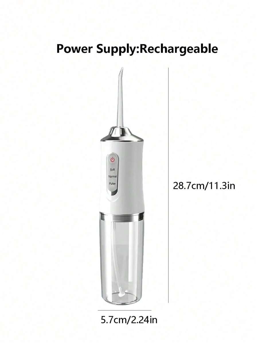 Rechargeable Electric Teeth Irrigator 4 Heads - Portable Oral Dental ...
