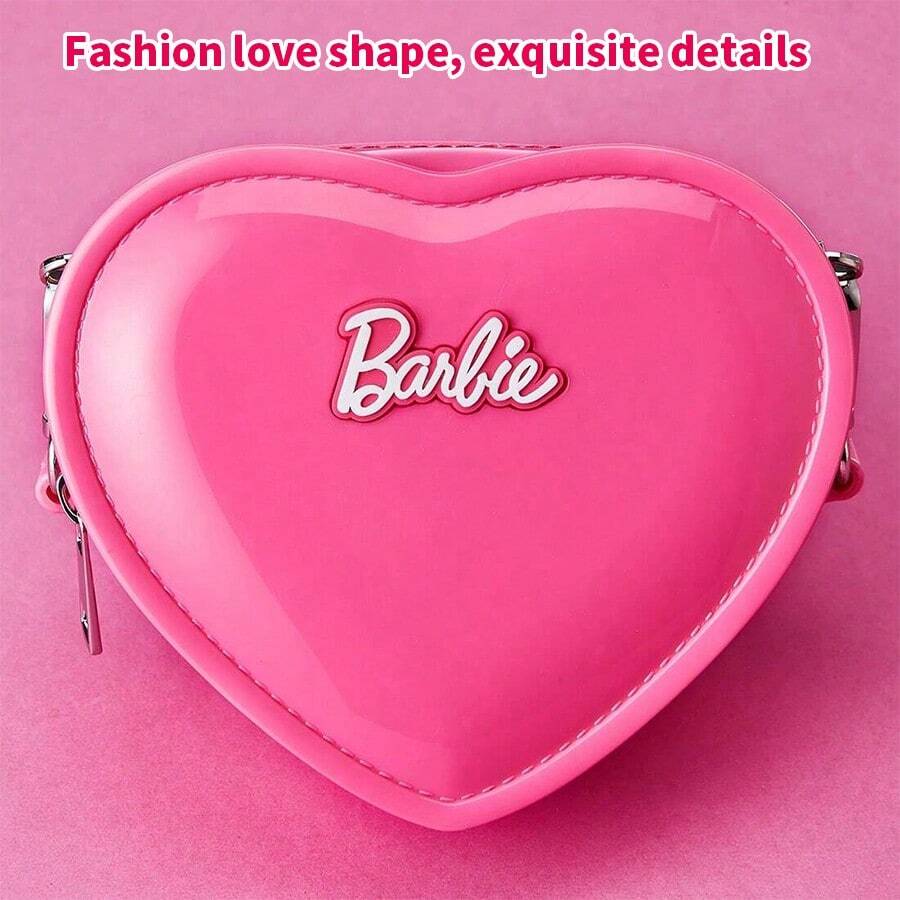 Miniso MINISO Barbie Heart Jelly Bag - Women's Fashion Pink Shoulder ...