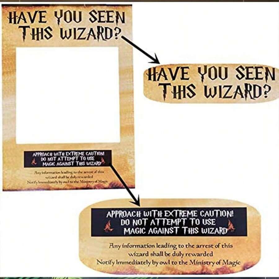 Have You Seen This Wizard Photo Booth Prop Wizard Inspired Photo Booth ...