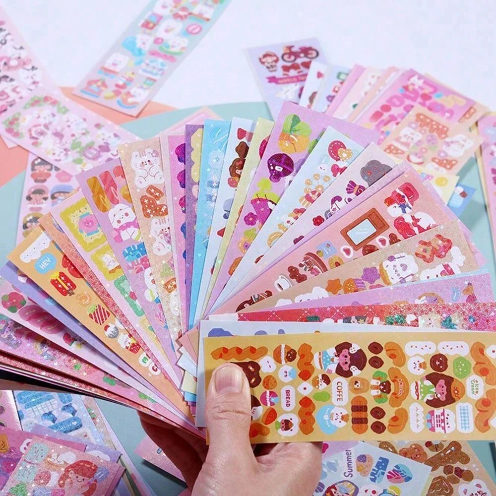 200pcs Cute Cartoon Stickers, Adhesive Stickers, Party DIY Stickers ...