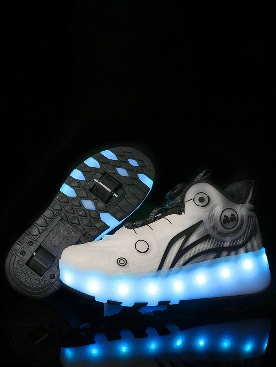 Roller Skates With Rechargeable LED Lights For Men & Women, Student 4 ...