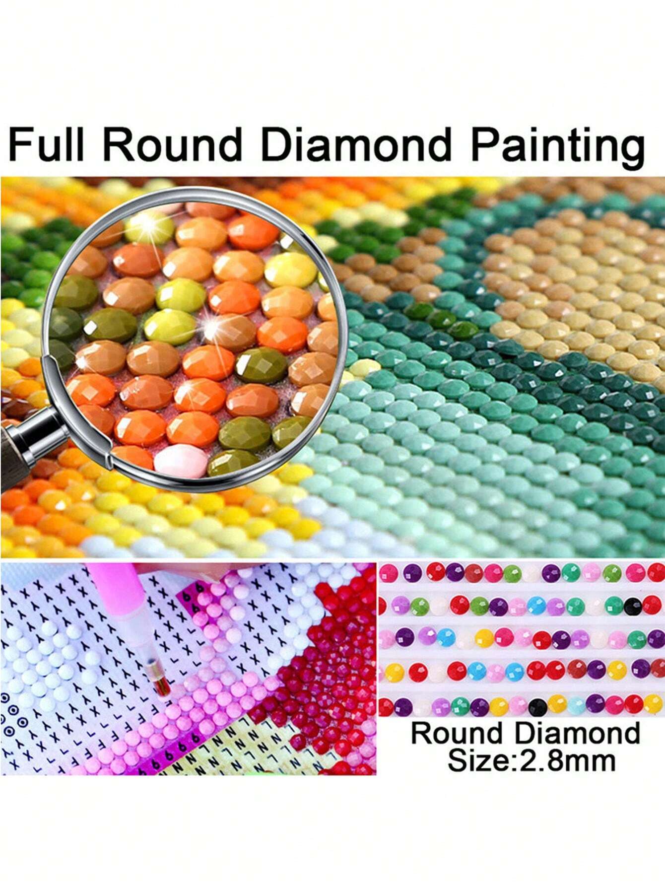 5D DIY Diamond Painting Kit For Adults, Quality Polka Dot Diamond Art ...