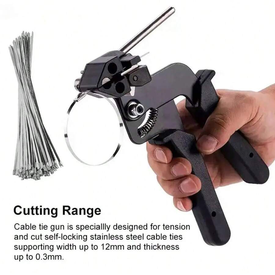 1pc Stainless Steel Cable Tie Pliers, Cable Tie Tensioning And Cutting ...