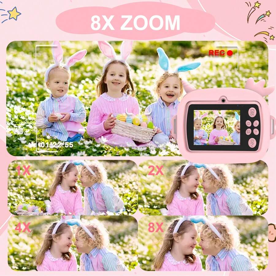 Kids Camera Instant Print, For Kids Teen, Digital Video Toddler Camera ...