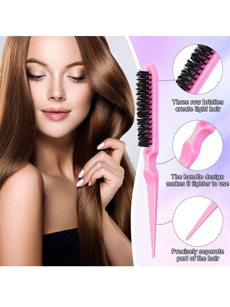 8-Piece Professional Hair Styling Comb Set, All-In-One Salon Barber ...