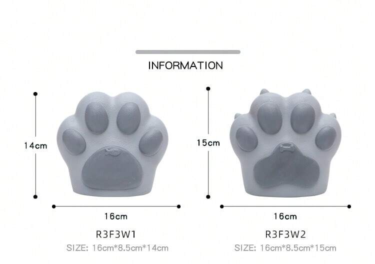 ROOGO 1ชิ้น Roogo หีบศพสัตว์เลี้ยงสร้างด้วยเรซิน ลายการ์ตูนเหมือนจริง ...
