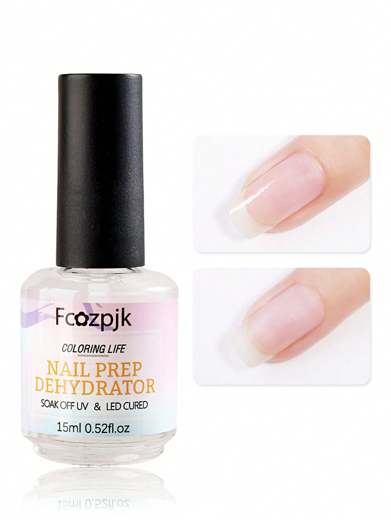 Natural 15ML Nail Prep Dehydrator And Primer For Acrylic Powder And Gel ...