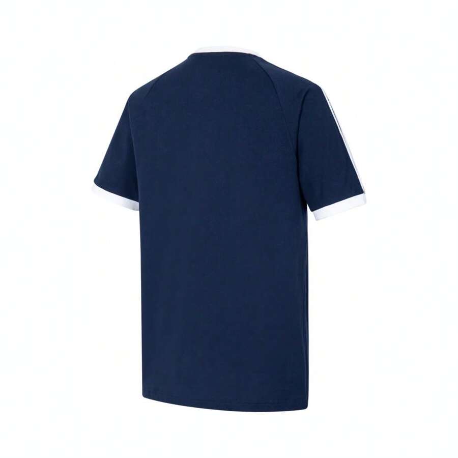 Adidas Originals 2025 Men's 3-STRIPES Knit Crew Neck Short Sleeve T ...