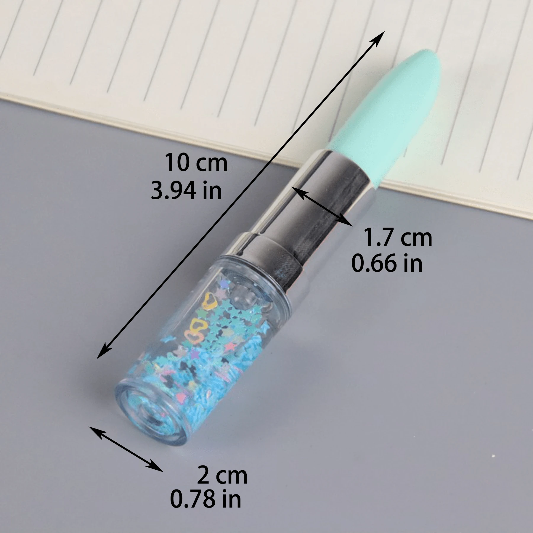 Black Banana 4pcs Set Lipstick Roller Ball Pens, Creative Glitter Cute ...