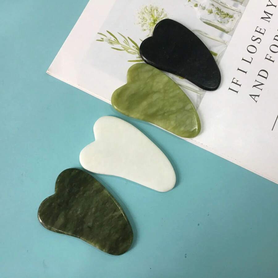 新型Gousha ストーン ゴーウーマン グアシャ フェイシャルストーン グアシャ フェイスローラー フェイスマッサージ グアシャツール ...