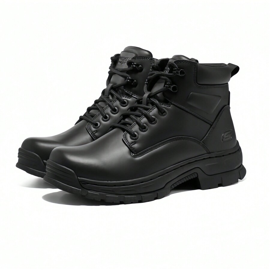 Skechers Botas de Trabalho com Cadarço da Série WORK para Homens, Botas ...