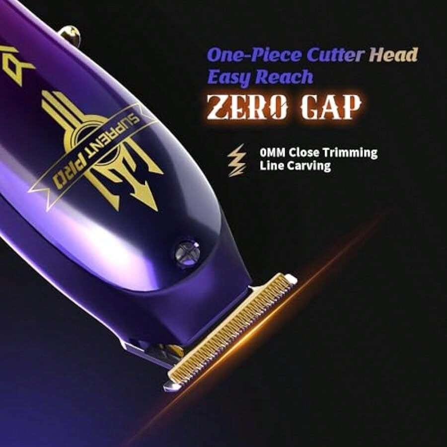Professional Hair Clippers For Men Barber Clippers Set Brushless Motor DLC-Coated Blade Cordless ...