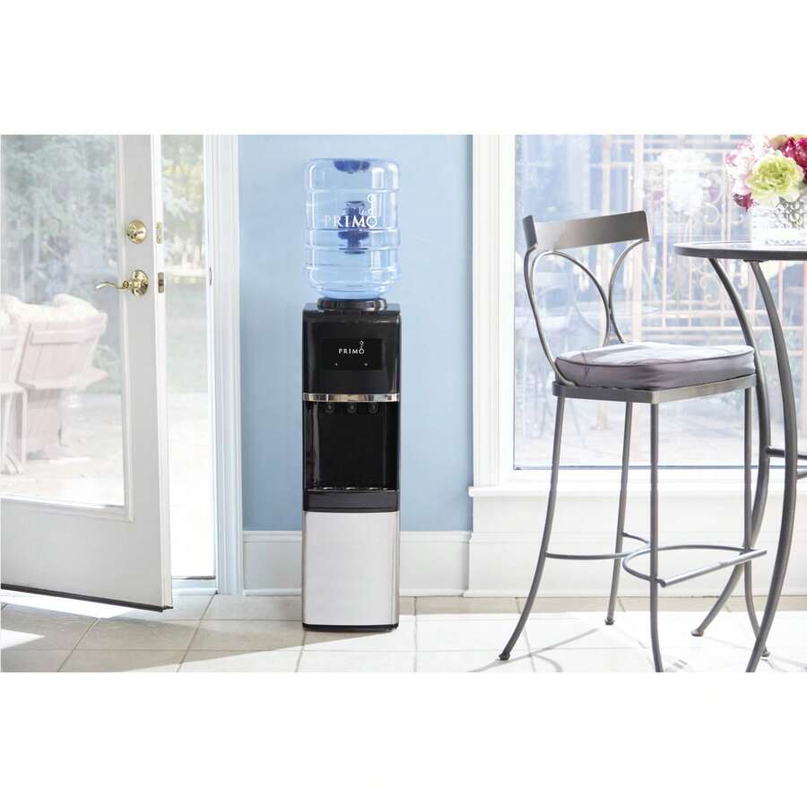 Black And Stainless Top Load Water Dispenser 3 Or 5 Gallon, Model ...