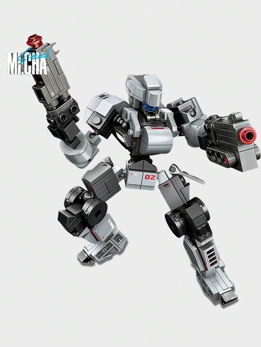 8 Styles Creative Steel Mech Robots Building Blocks Kid's Birthday ...