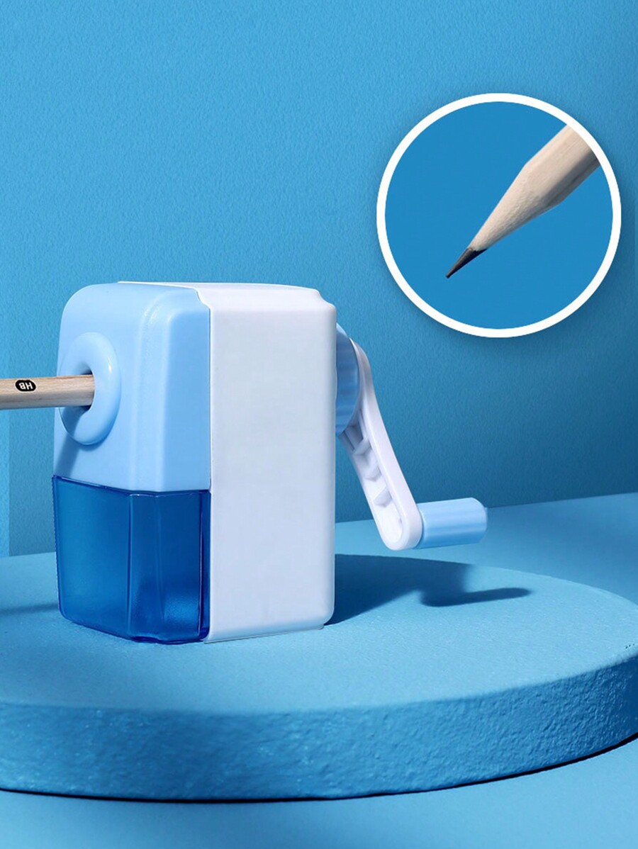 Rotary Pencil Sharpener, Hand Crank Manual Sharpener For Students ...