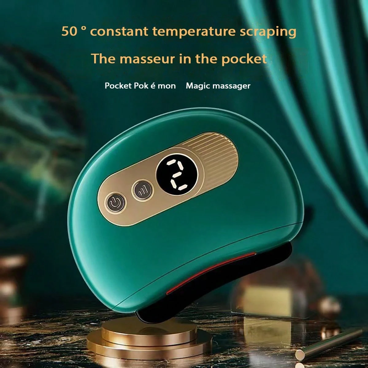 Intelligent Stone Gua Sha Board, Electric Constant Temperature Facial ...