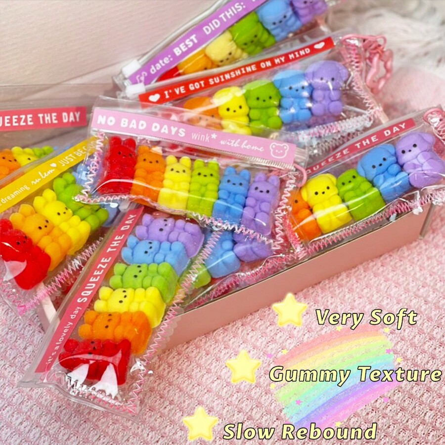 Rainbow Taba Squishy, Brinquedo para aliviar o estresse, Brinquedo ...