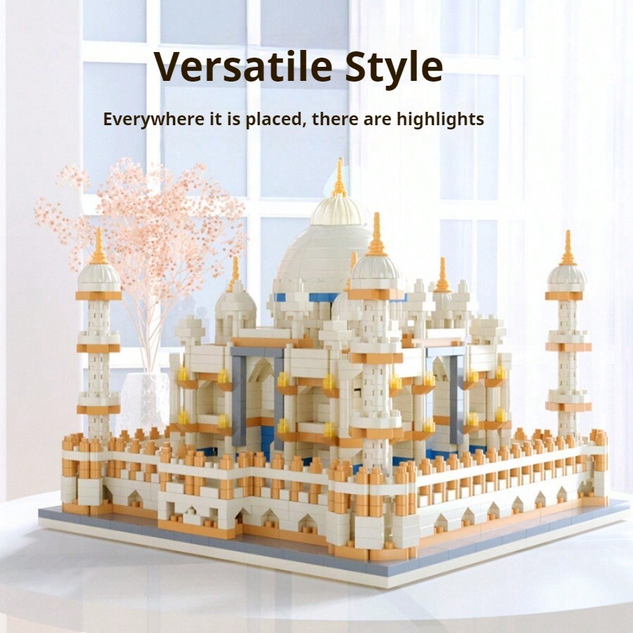 800+Pcs Taj Mahal DIY Building Blocks, Construction Bricks For Small Parts Castle for Sale ...