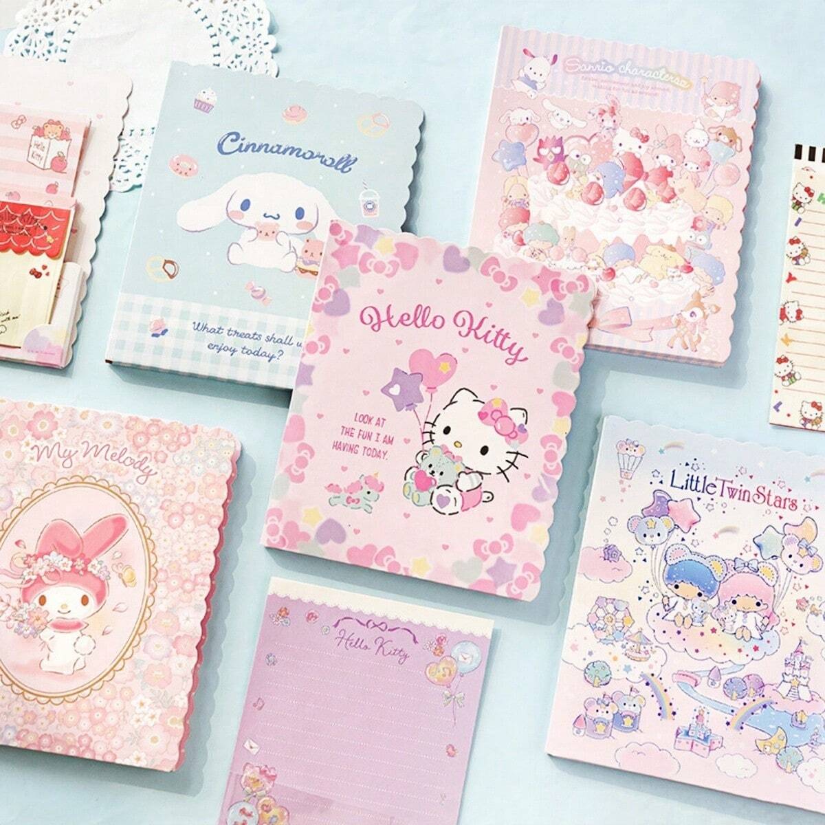 Sanrio 5-Piece Set Of Adorable Cartoon Envelope Stationery Paper ...
