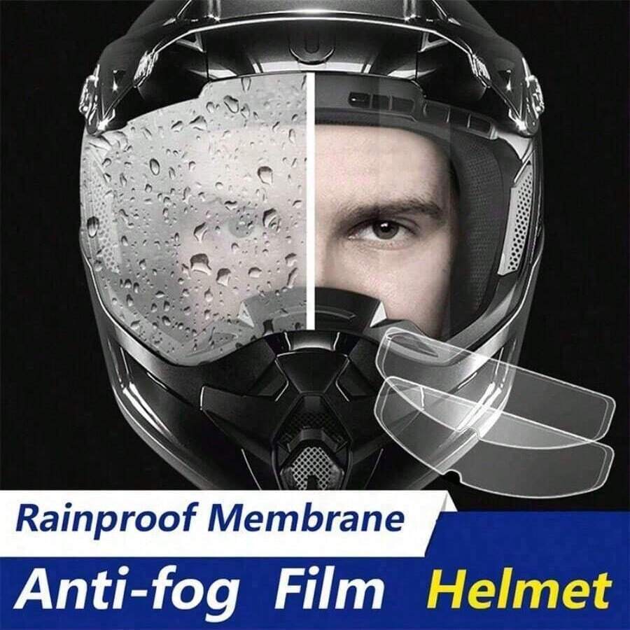 Motorcycle Helmet Anti-Fog & Anti-Rain Film - Durable PET Nano Coating ...