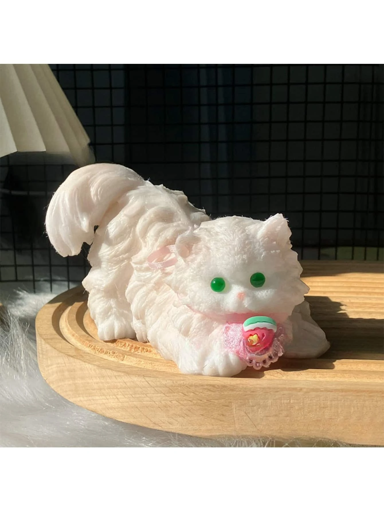 Realistic Cat Squeeze Stress Relief Doll, High Aesthetic Kawaii Girl ...