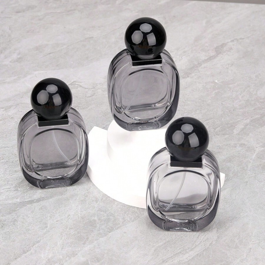 30ml Black Portable Glass Spray Bottle, Large Capacity Travel-Size ...