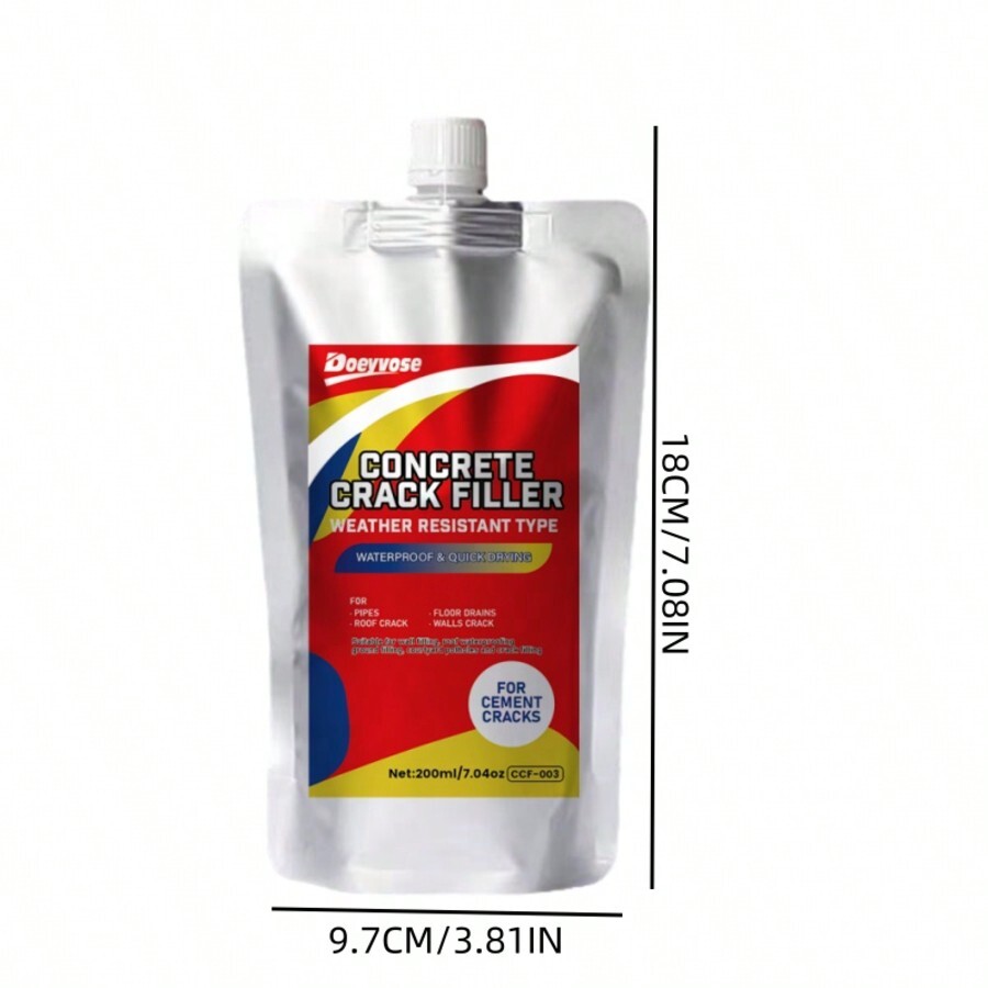 Doeyvose Fast Drying & Waterproof Concrete Crack Filler Sealant ...