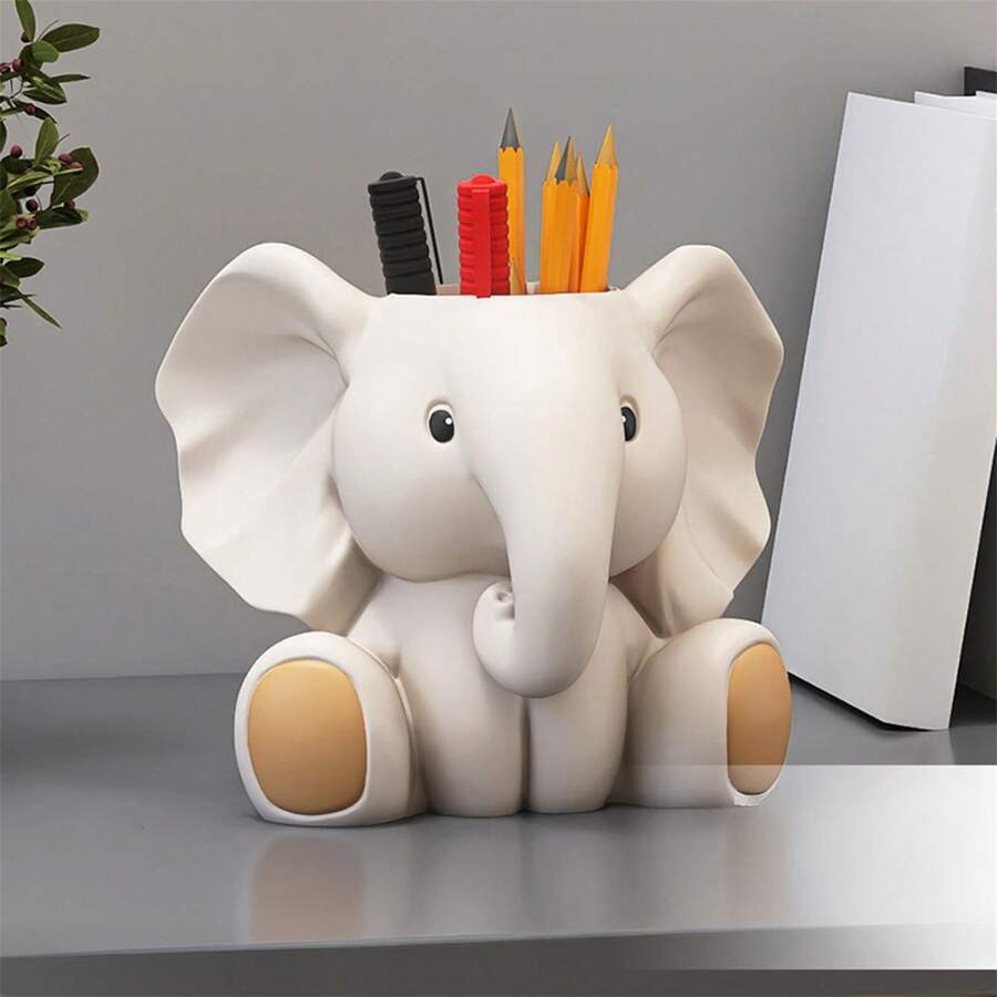 Elephant Storage Keys, Porch Travel Items Storage Desktop Pen Holder ...