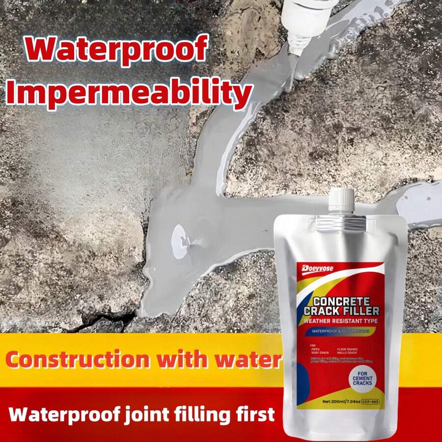 Doeyvose Fast Drying & Waterproof Concrete Crack Filler Sealant ...