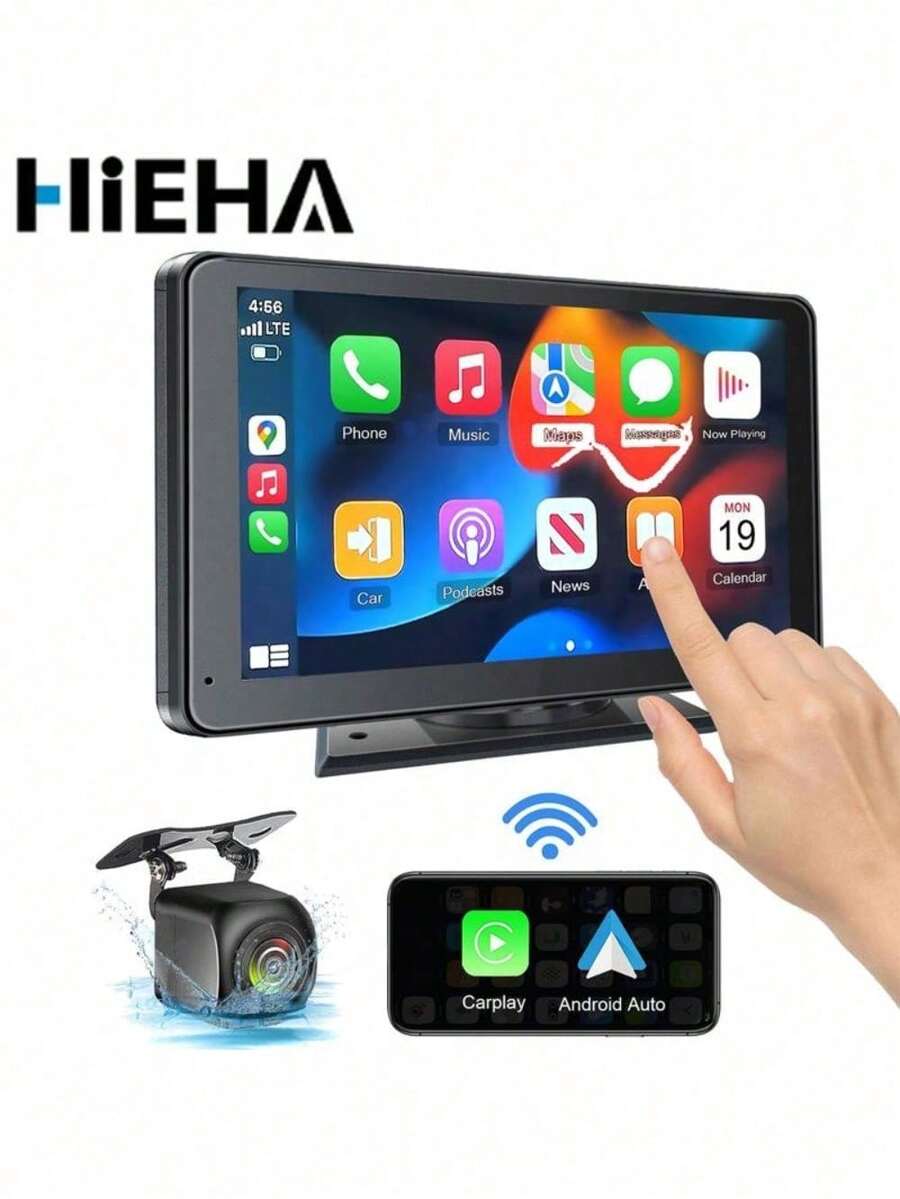 [Hieha]Portable Carplay Screen For Car, 7 Inch IPS Touchscreen Car ...