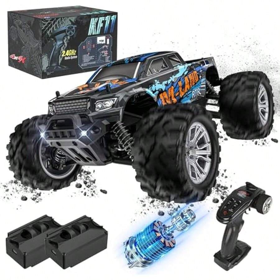 25 MPH 1:16 Scale Large 4WD All Terrain Off-Road RC Car 2.4GHz Remote ...