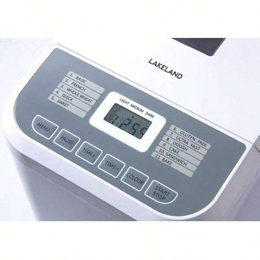 Compact 1lb Daily Loaf Bread Maker White Home Bakery Appliance Easy-Use ...