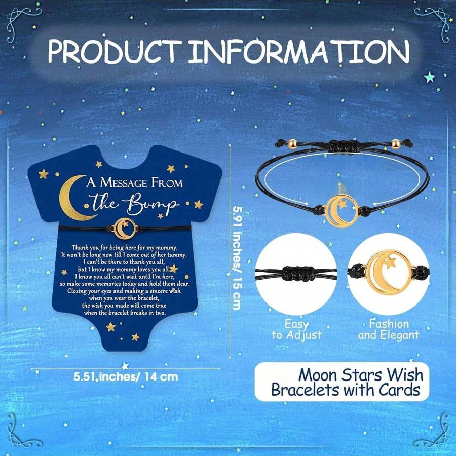 Recuerdos de la fiesta de baby shower con tema de luna y estrellas ...