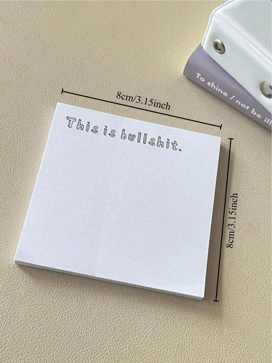 50pcs Fun Sticky Note Notebook, Suitable For Memo, Note-Taking ...