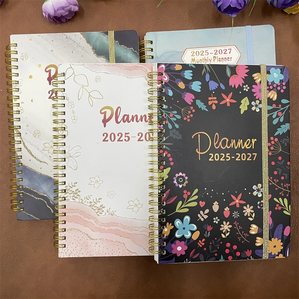 2pcs 2025-2027 Monthly Planner/Calendar - Monthly Planner 2025-2027 ...