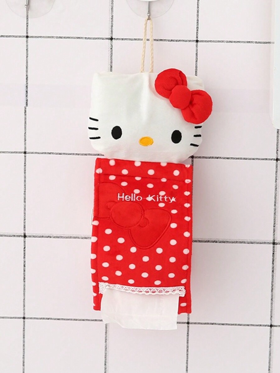 Sanrio Sanrio Kitty Creative Tissue Set Plush Fabric Tissue Hanging Kt ...