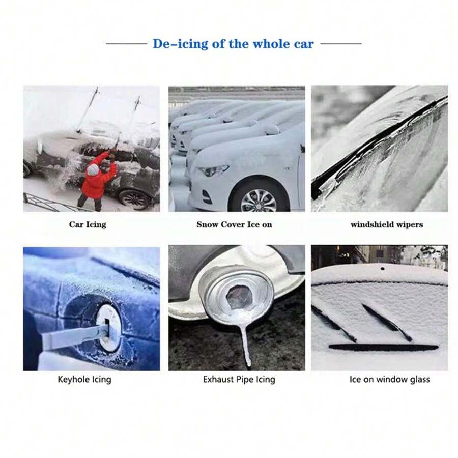 H4Cacle Car Melting Snow De-Icer Car Windshield Snow Gods Anti-Icing ...
